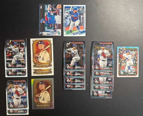 2020-24 Topps/Panini Baseball Andy Pages Lot - (19) Cards - 17 RC | eBay