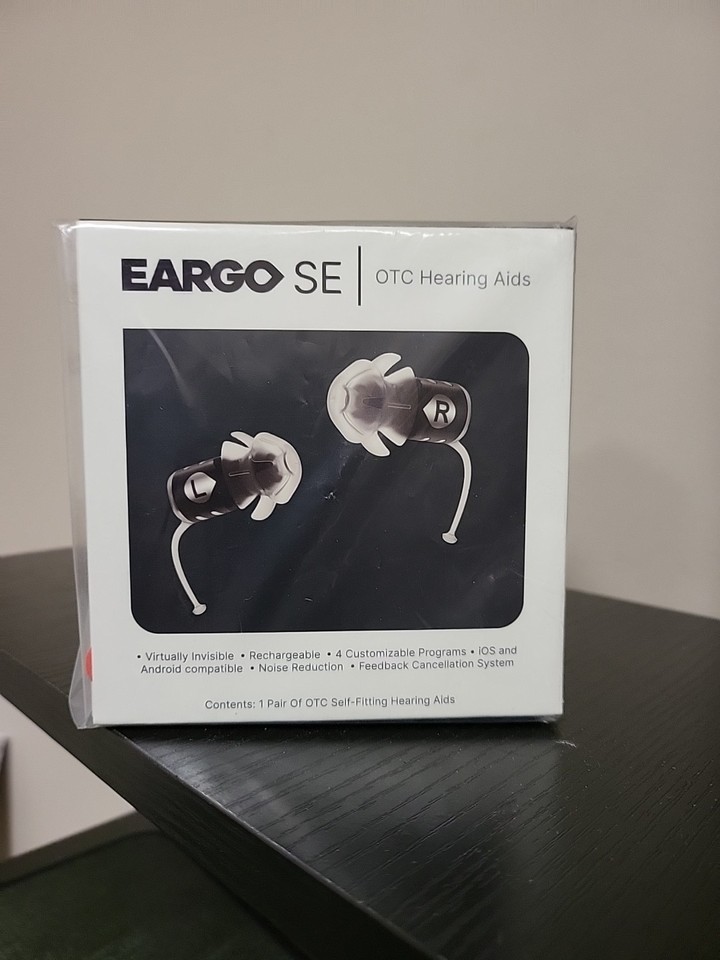 NEW - Eargo SE OTC Self-Fitting Hearing Aids 99-0155-001--P6 | eBay