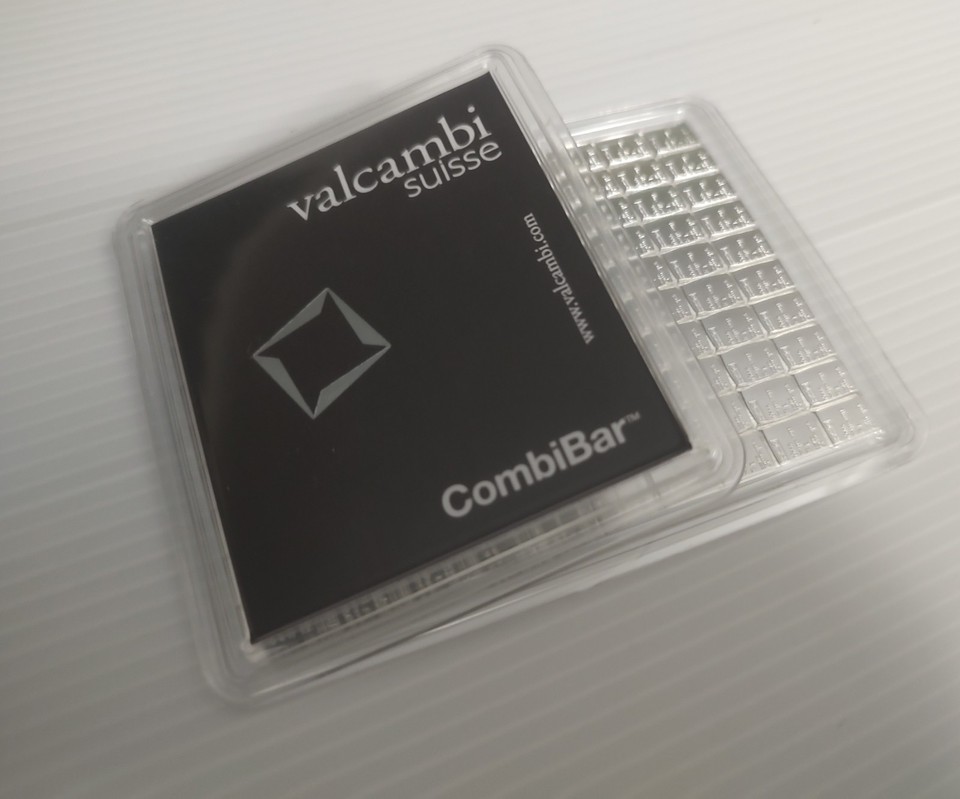 3 X 1 Gram .999 Pure Silver Valcambi Suisse (Swiss Made) Combibars | eBay