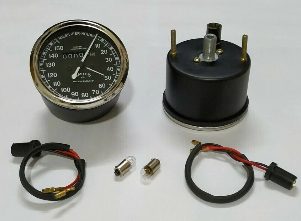 SMITHS REPLICA 150 MPH SPEEDOMETER 8,000 RPM TACHO SPEEDO FOR NORTON ...