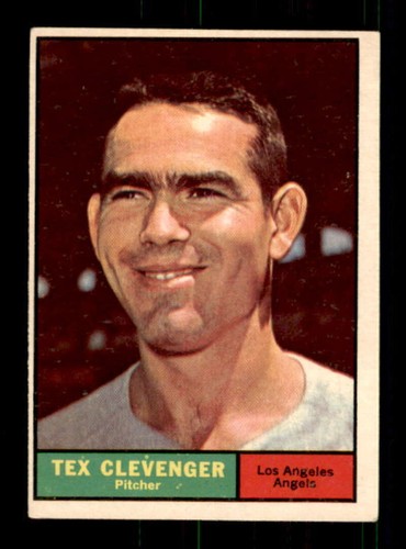 1961 Topps #291 Tex Clevenger VGEX Angels 535502 | eBay