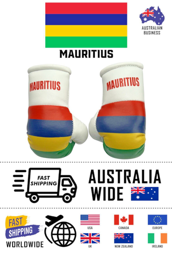 MAURITIUS / MAURITIAN Flag Mini Gloves Ornament / Souvenir / Decoration ...