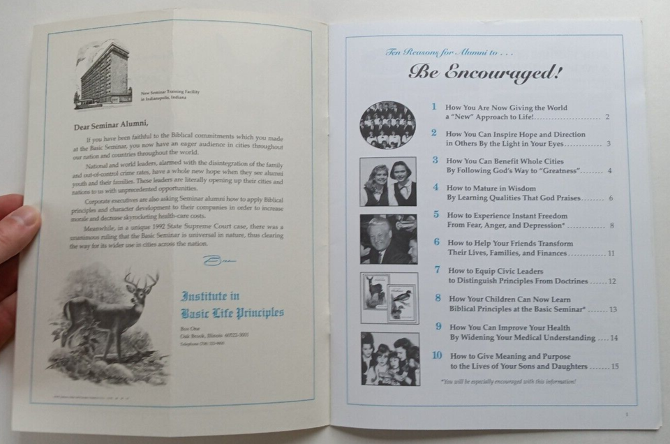 Ten Reasons for Alumni to Be Encouraged by Institute in Basic Life ...