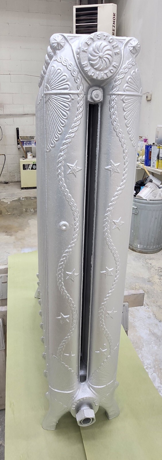 Victorian Radiator Cast Iron hot water steam antique heating star rope ...