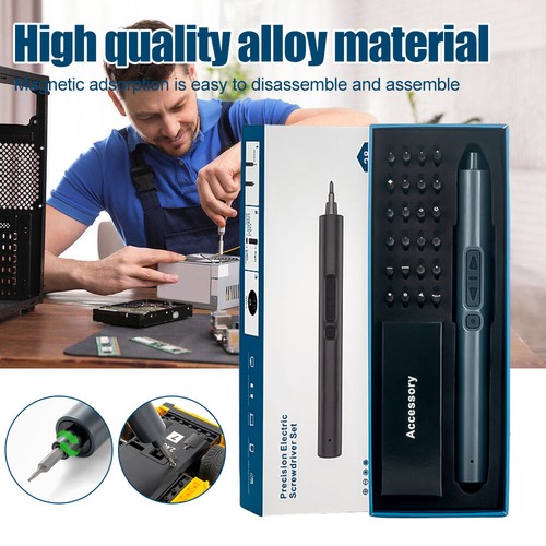 Cordless 28IN1 Mini Power Precision Screwdriver Electric Screwdriver ...
