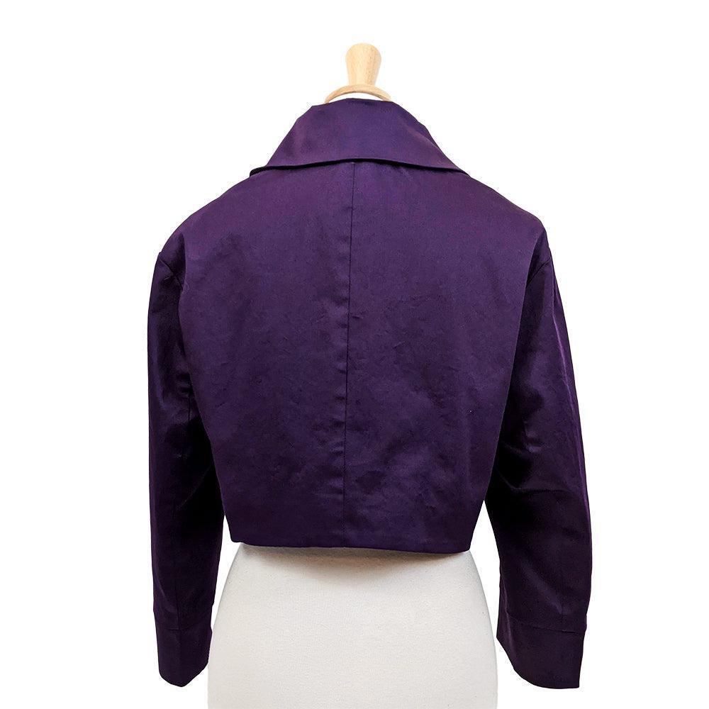 Cropped Retro Jacket in Purple | eBay