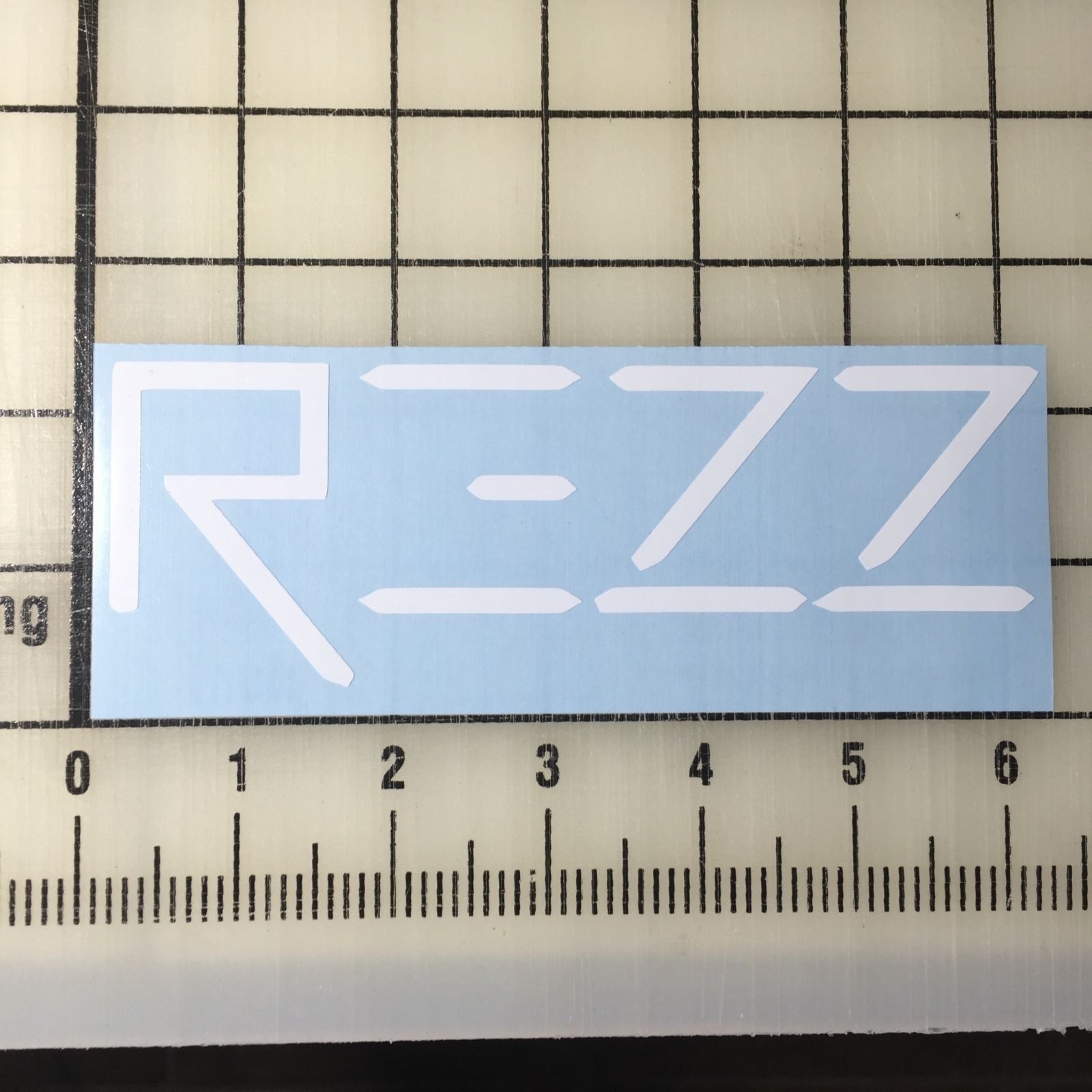 Rezz Logo 6" Wide White Vinyl Decal Sticker - BOGO | eBay UK