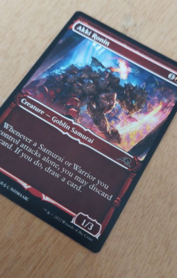 Akki Ronin (319) Showcase Magic the Gathering card | eBay