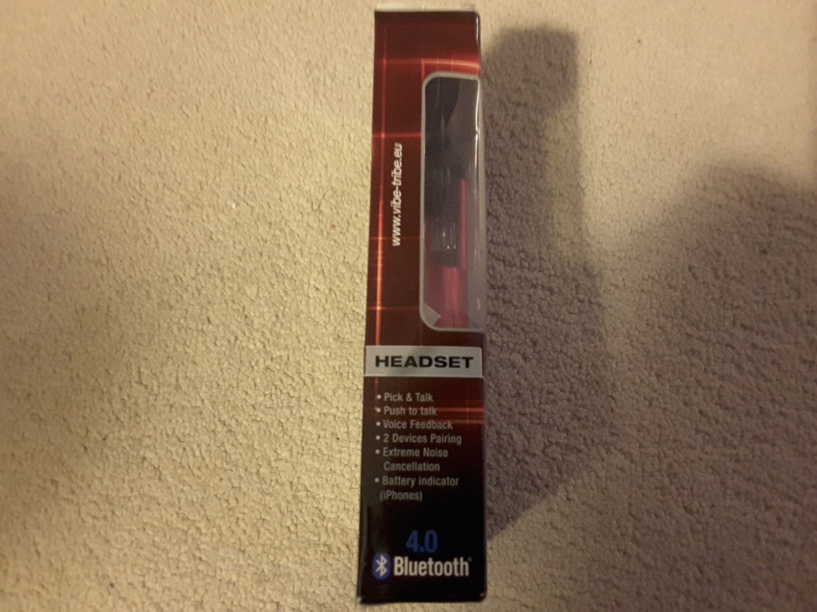 Advanced Bluetooth Headset, Multipairing, Docking Voice Vibe-Tribe ...