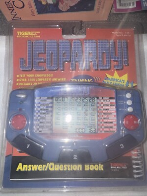 NEW Tiger Electronics Jeopardy Hand Held LCD Game Show 1997 Model 7-581 ...