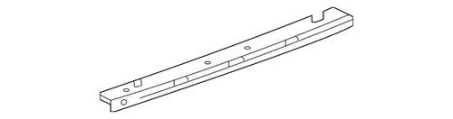 Genuine GM Rear Bumper Fascia Trailer Hitch Access Hole Cover Bracket ...