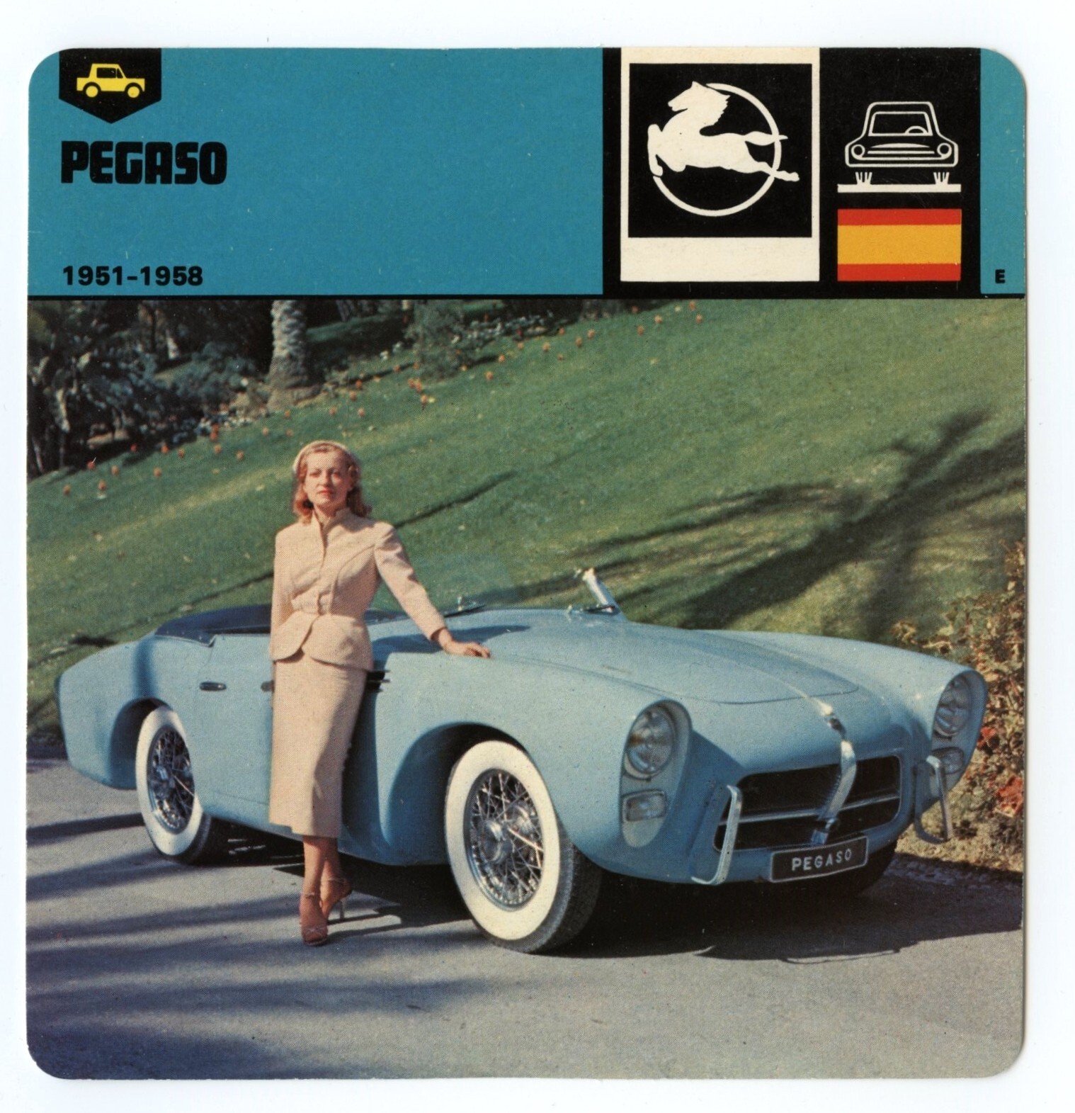 Pegaso - GT / Production Car Edito Service SA Auto Rally Card | eBay