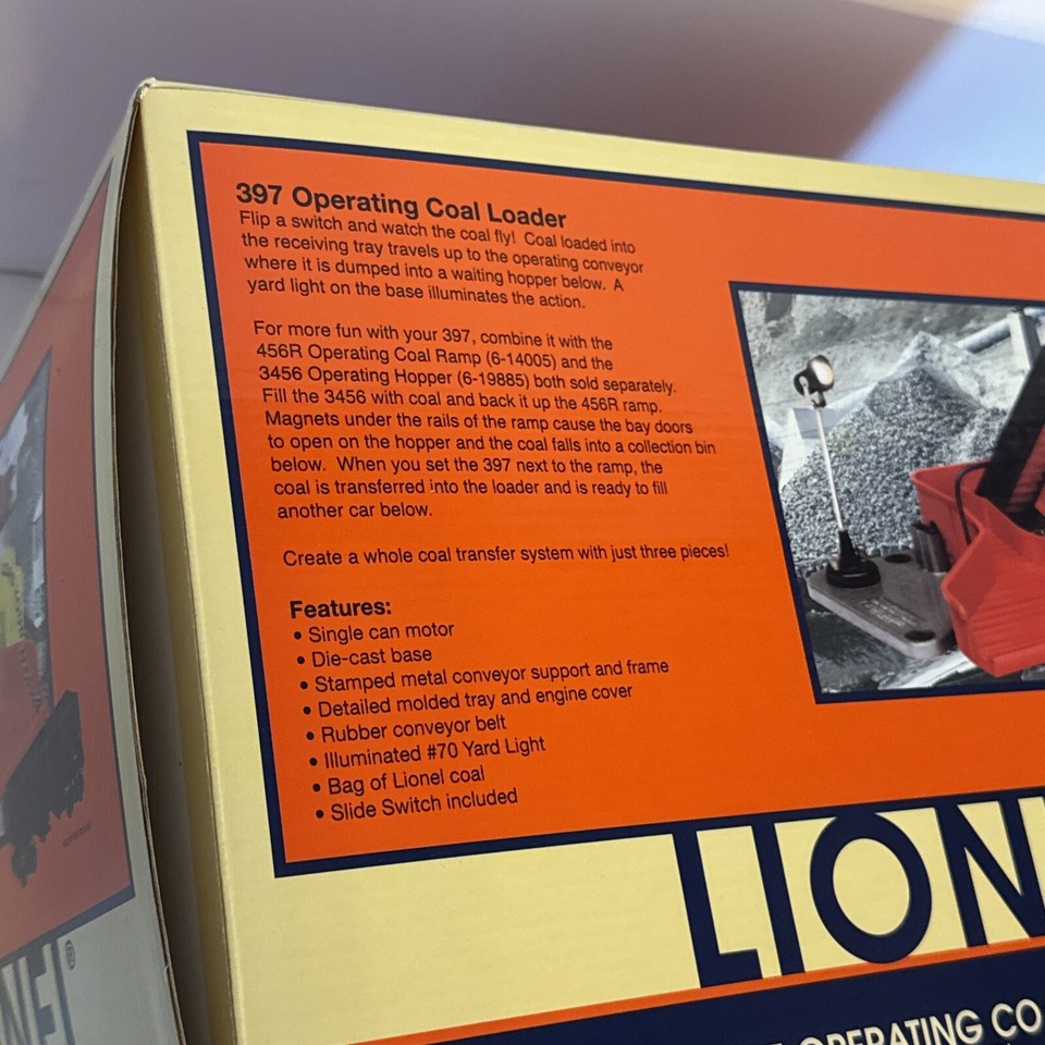 Lionel O #397 Operating Coal Loader 6-14004 new sealed box 2000 | eBay