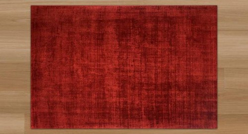 Red Solids Handloom Viscose Carpet Area Rug Room office rug | eBay