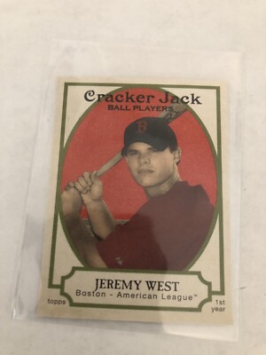 2005 Topps Cracker Jack Mini #213 Jeremy West Boston Red Sox NEAR MINT ...