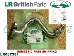 LAND ROVER TURBOCHARGER HOSE OIL RETURN RH RANGE ROVER LR4 SPORT VELAR ...