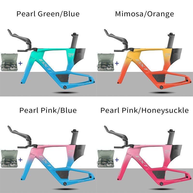 BXT Carbon Triathlon Bike Frameset Disc Brake Tim Trial TT Road Bike ...