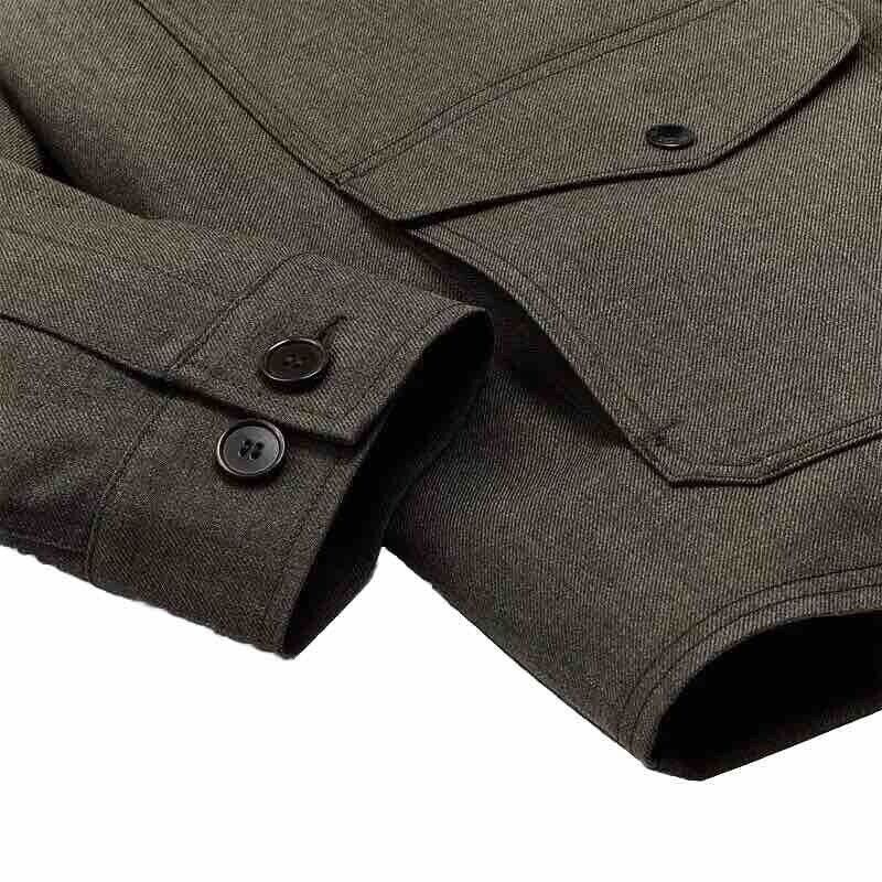 Filson Forestry Cloth Cruiser Jacket Forest Green Heather Wool Archival ...