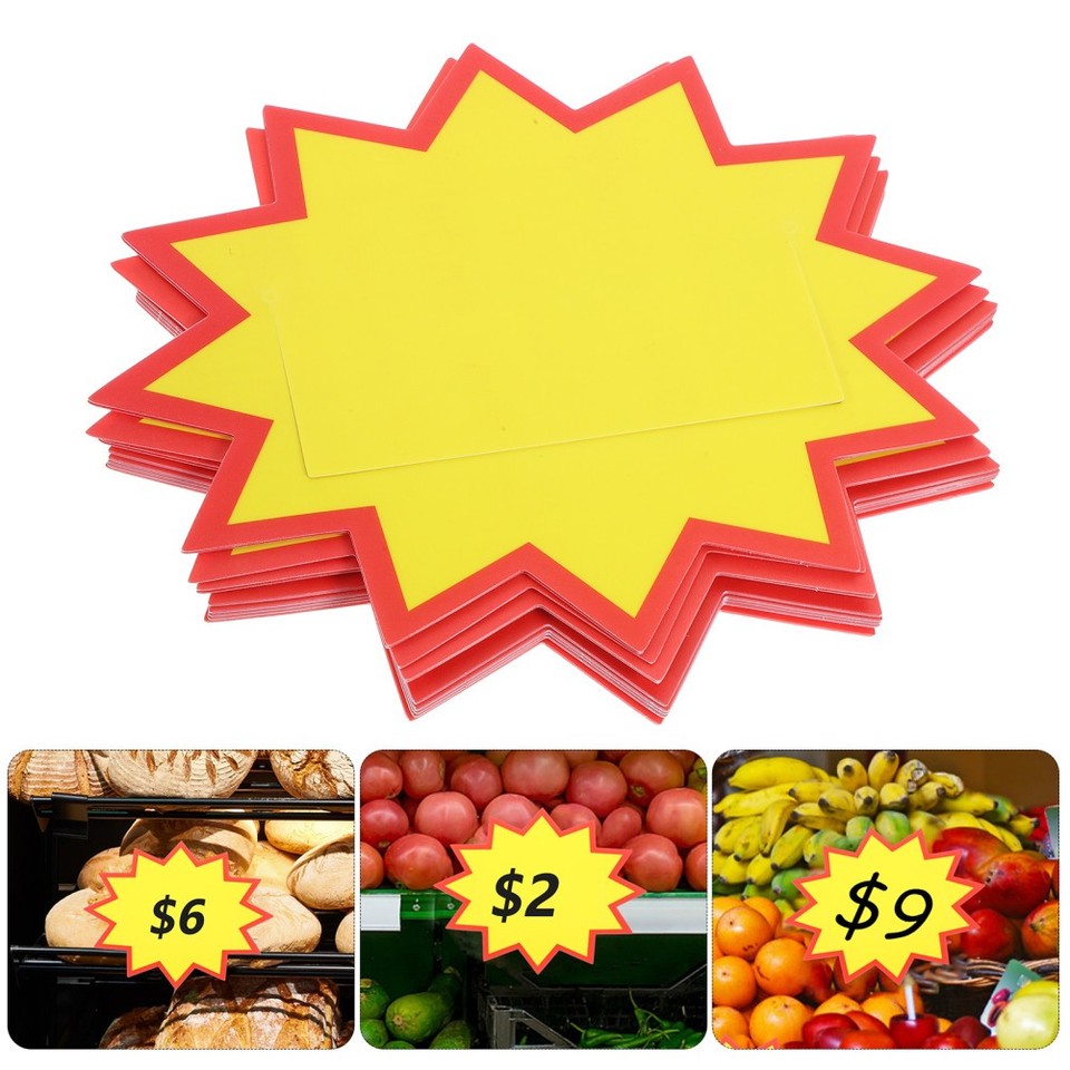 10 Pcs Targhette Prezzi Negozio Cartellini Saldi Etichette ...