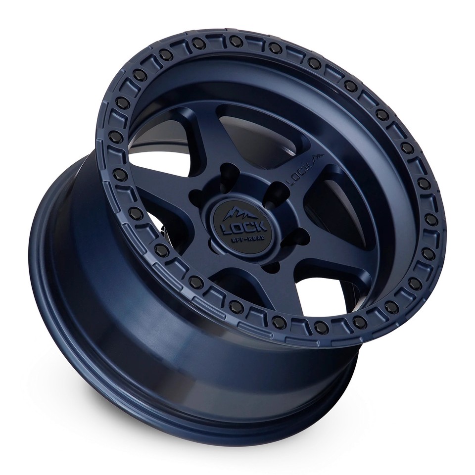 17x9 Lock Off-Road Olympus Matte Blue Wheel 6x5.5 (-12mm) 850064882315 ...