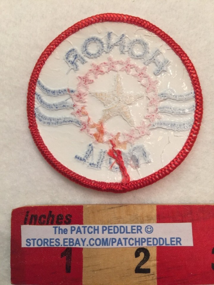 FREE SHIPPING ~ ACADEMIC PATCH HONOR ROLL AWARD ~ GOLD STAR RED WHITE ...