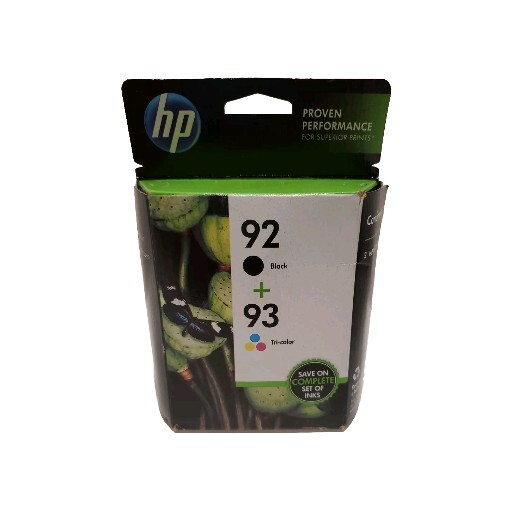 GENUINE HP 92 Black & 93 Tricolor Ink Cartridges Combo Pack - EXP 2014 ...