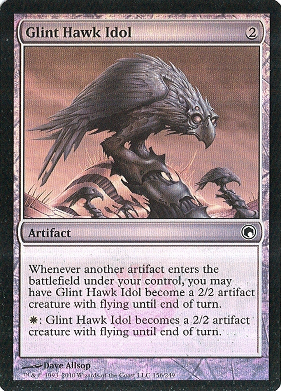 MTG - Scars of Mirrodin - Glint Hawk Idol - Foil - NM | eBay