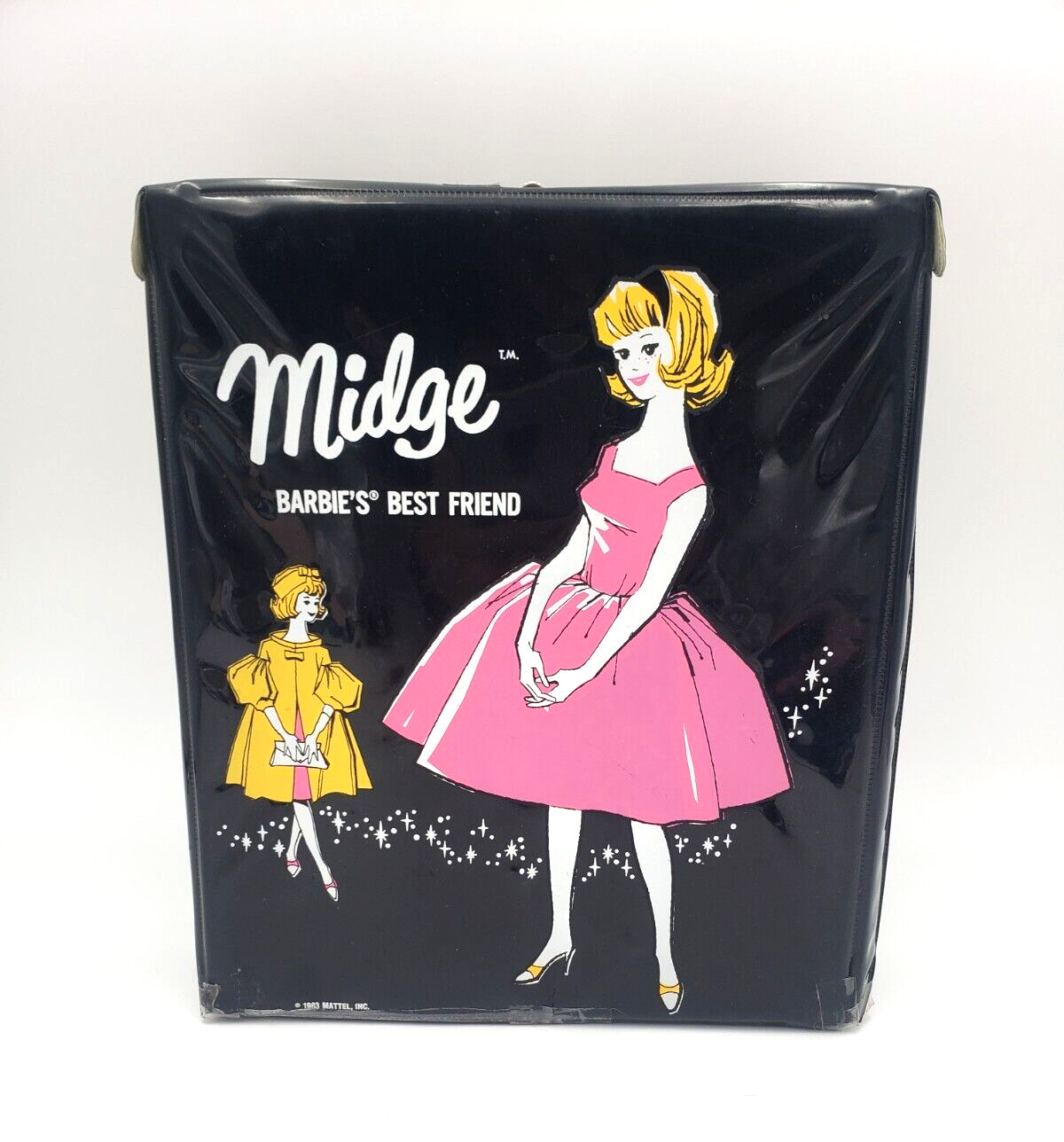 Very Nice Vintage 1960's Midge Hadley Barbie Doll with Clothes/Case ...