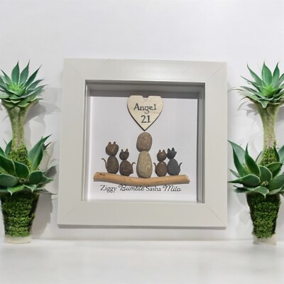 Personalised Milestone Pebble Art Picture Frame Gift Wall Art | eBay UK