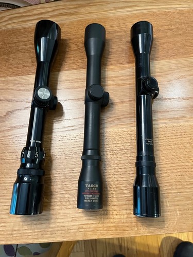 three rifle scopes Tasco Bushnell Westernfield | eBay