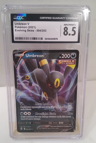 Pokemon Pokémon Graded Cards Umbreon V 2021 Evoling Skies 094/203 Holo ...