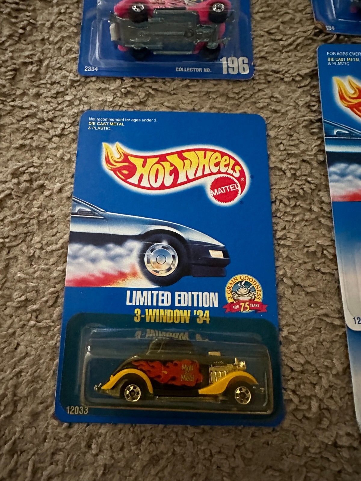 Hot Wheels 3 Window 34 Huge Lot Many Variations Mint In Package | eBay