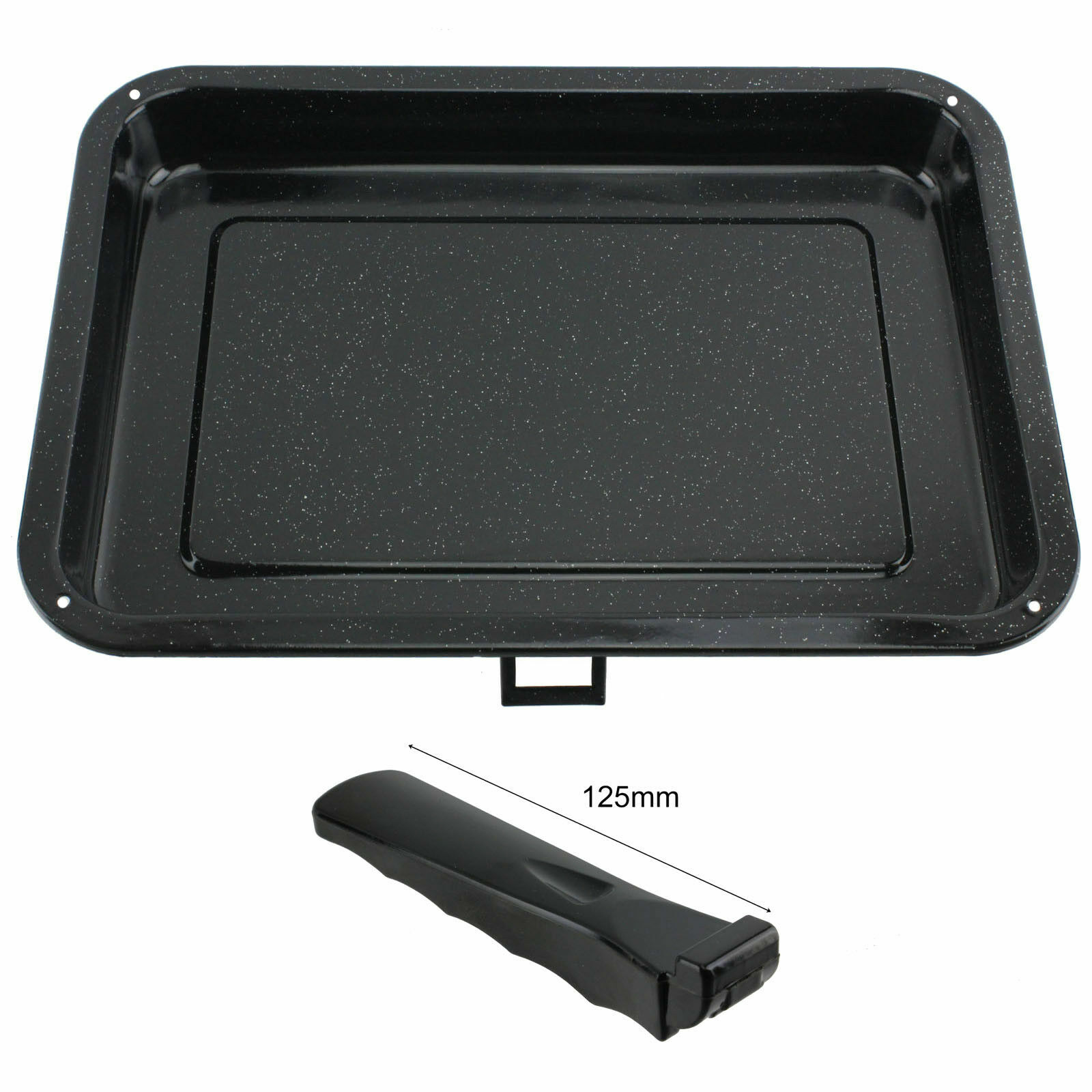 UNIVERSAL Oven Grill Pan Non Stick Medium Small Cooker Tray with Handle ...