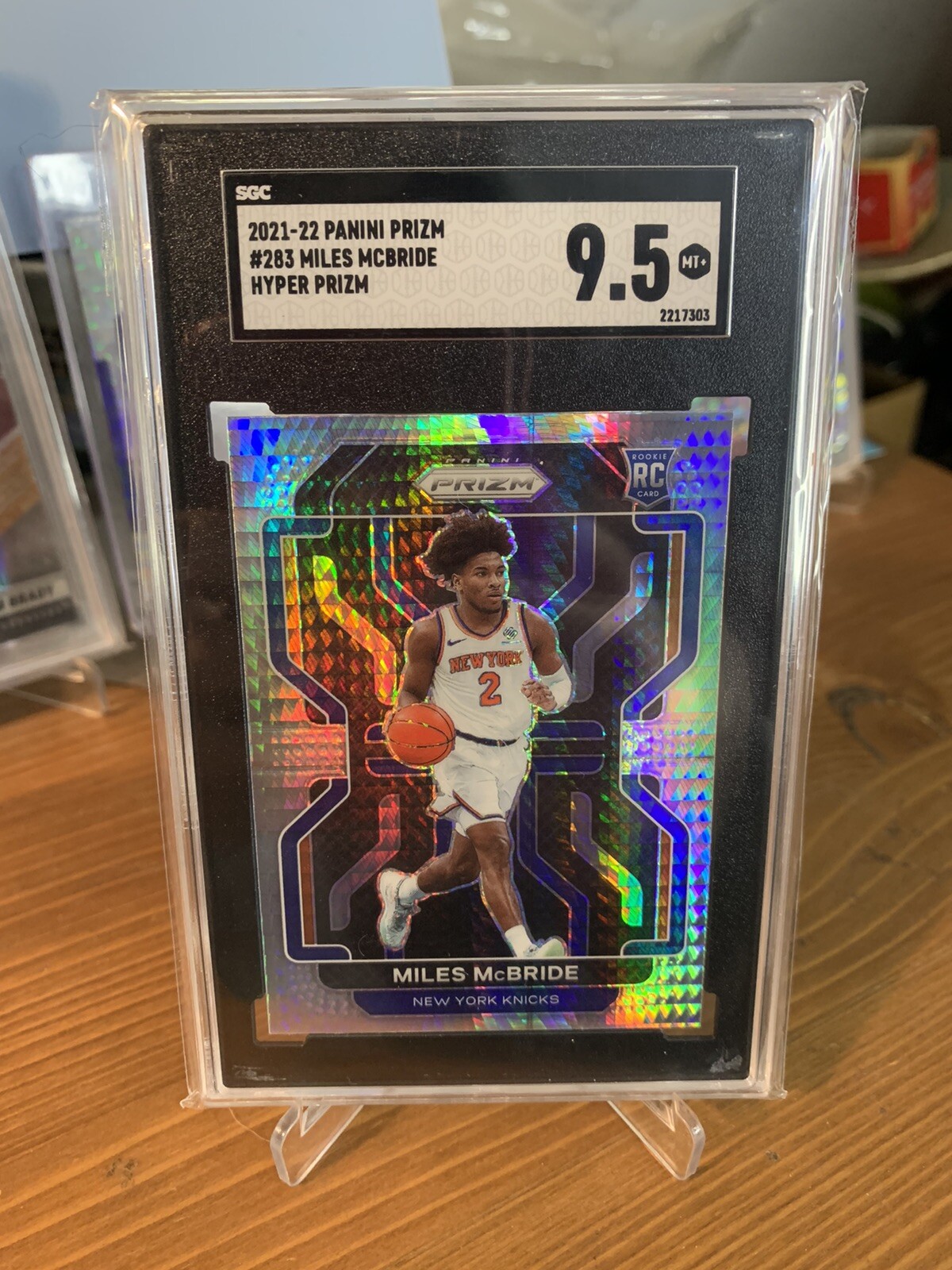 2021-22 Panini Prizm - Hyper Prizm #283 Miles McBride (RC) for sale ...