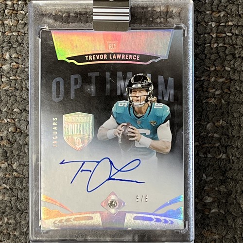 2021 Trevor Lawrence Rookie Eminence Optimum Diamond Autograph 8/8 #ODA ...