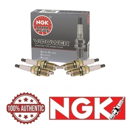 4 Pack NGK V-Power Spark Plugs For 1996-2000 Honda Civic D16Y7 1.6L L4 ...