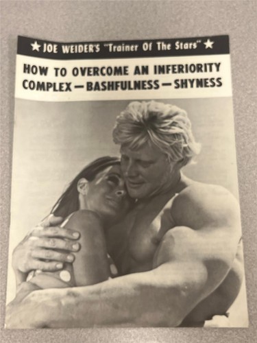 JOE WEIDER "How to Overcome Inferiority Complex" muscle booklet DAVE DRAPER | eBay