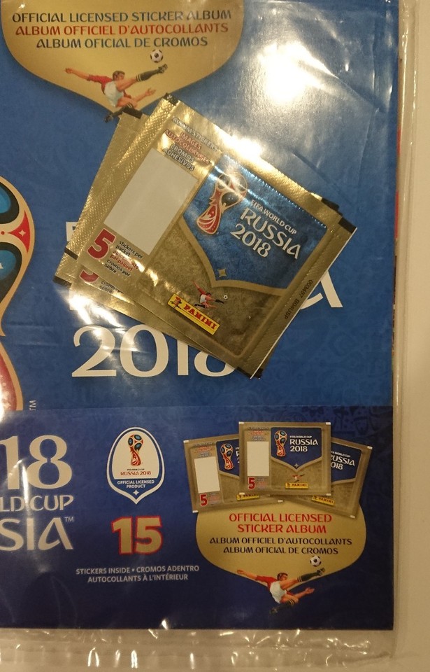 Panini 2018 World Cup Russia Sticker Album USA EDITION + BLANK BARCODE ...