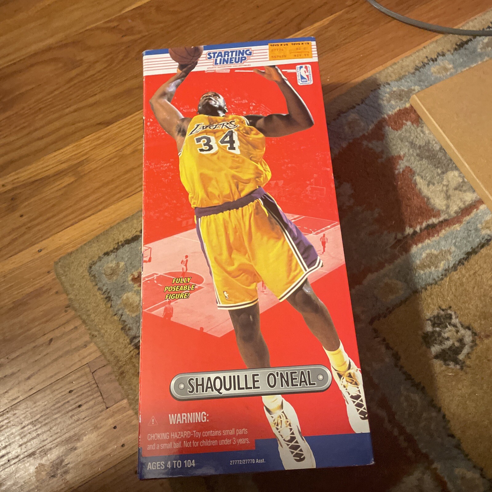 1997+Shaquille+Oneal+Shaq+12%22+Inch+Starting+Lineup+La+Lakers+Kenner ...