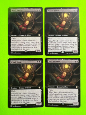 MTG The Brothers War ( Wreck Hunter ) 4 Extended Art Cards 058 | eBay