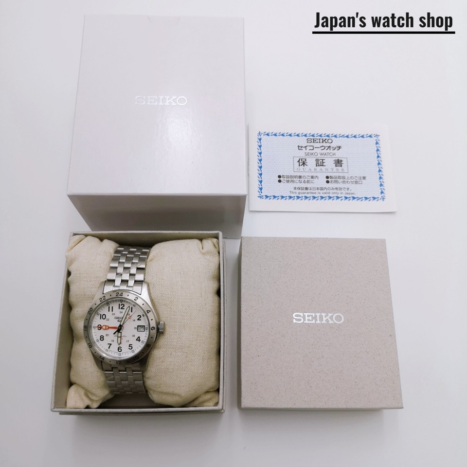 SEIKO 5 Sports SBSC009 White Men's Watch New in Box | eBay