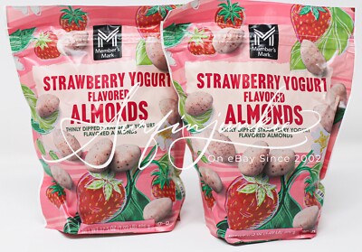 Member's Mark Strawberry Yogurt Flavored Almonds Sam's Club 17.5 oz 2 ...