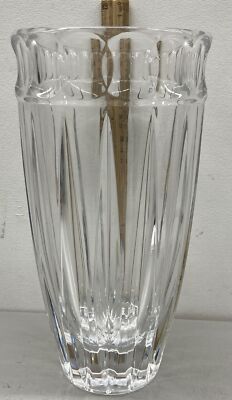 Beautiful Clear Lenox Glass Tall Vase | eBay