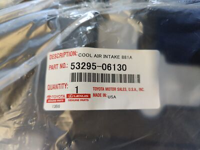 Genuine OEM Toyota 53295-06130 Sight Shield Cool Air Intake Duct 2015 ...