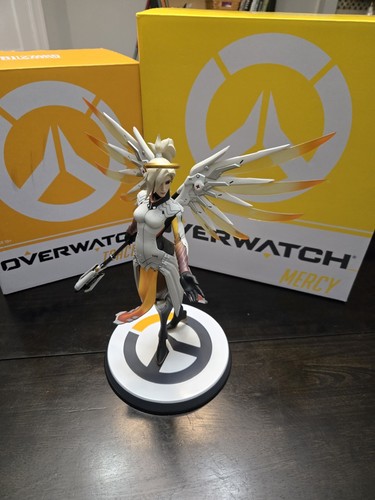 Mercy Overwatch Figure Blizzard Official Statue Used w/ Packaging | eBay