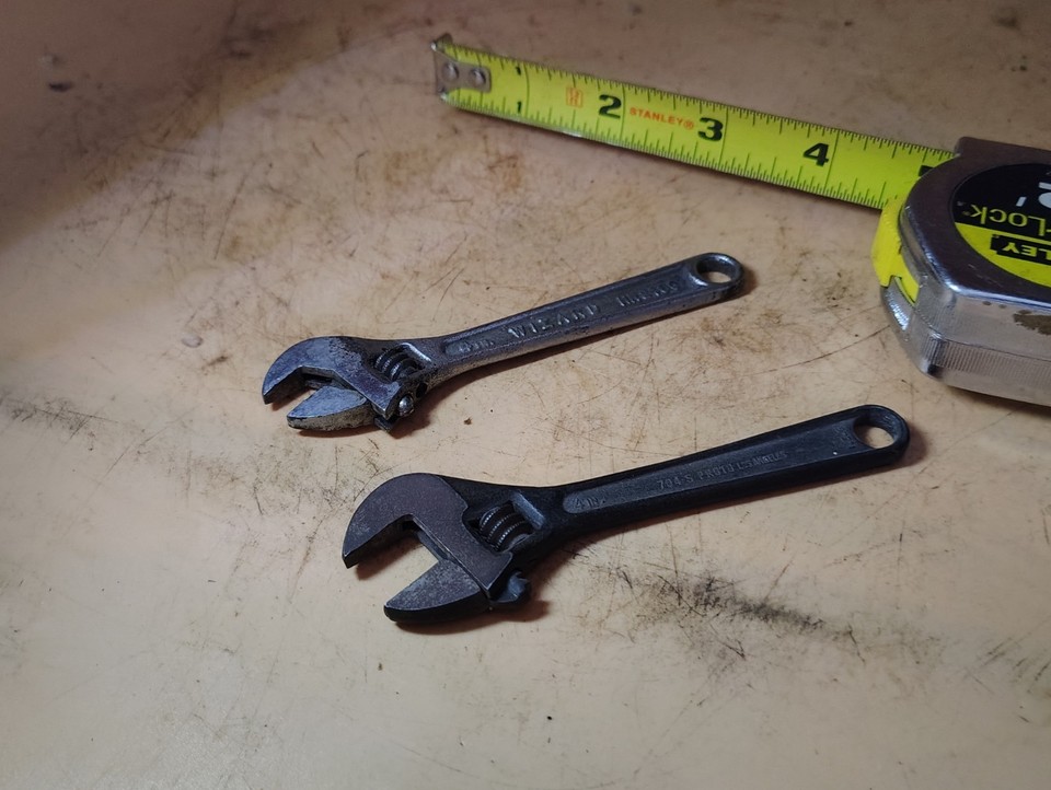 Vintage 4" Adjustable Wrenches ( Wizard, Proto) | eBay