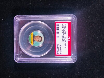 DIZZY DEAN 1932 ORBIT GUM PINS BASEBALL #14 EX-MT PSA 6 | eBay