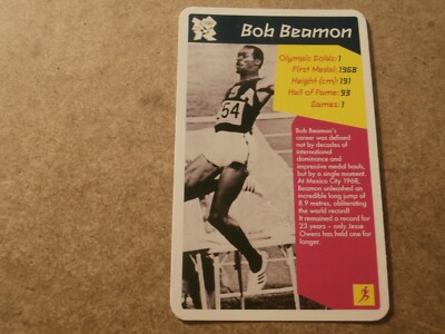 BOB BEAMON, OLYMPIC CHAMPION, RARE TRADING ROOKIE CARD (JT29) | eBay