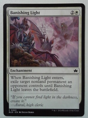 Banishing Light *Common* Magic MtG x1 Bloomburrow | eBay