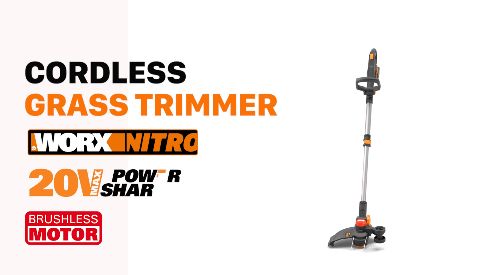 WORX Powershare Cordless Grass Trimmer Strimmer Edger 33cm BODY ONLY ...